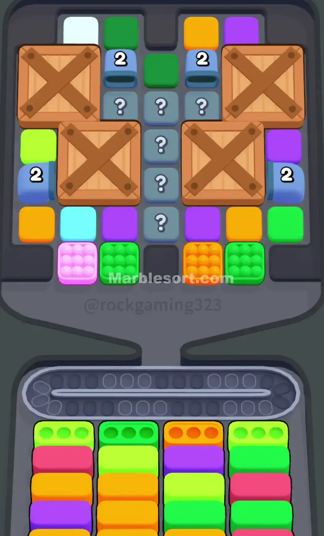Marble Sort Level 177 Walkthrough Solution | Marble Sort 177